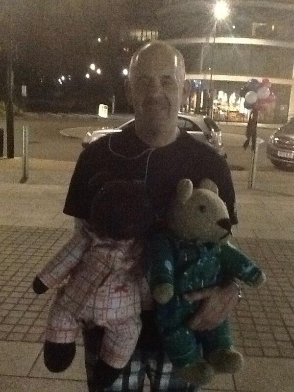 Kerry-Jane Packman on Twitter: "Douglas and his bears @RocaUK doing @maggiescc #maggiescc http ...