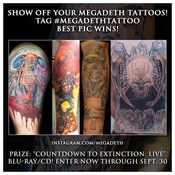 Megadeth Skull Tattoo