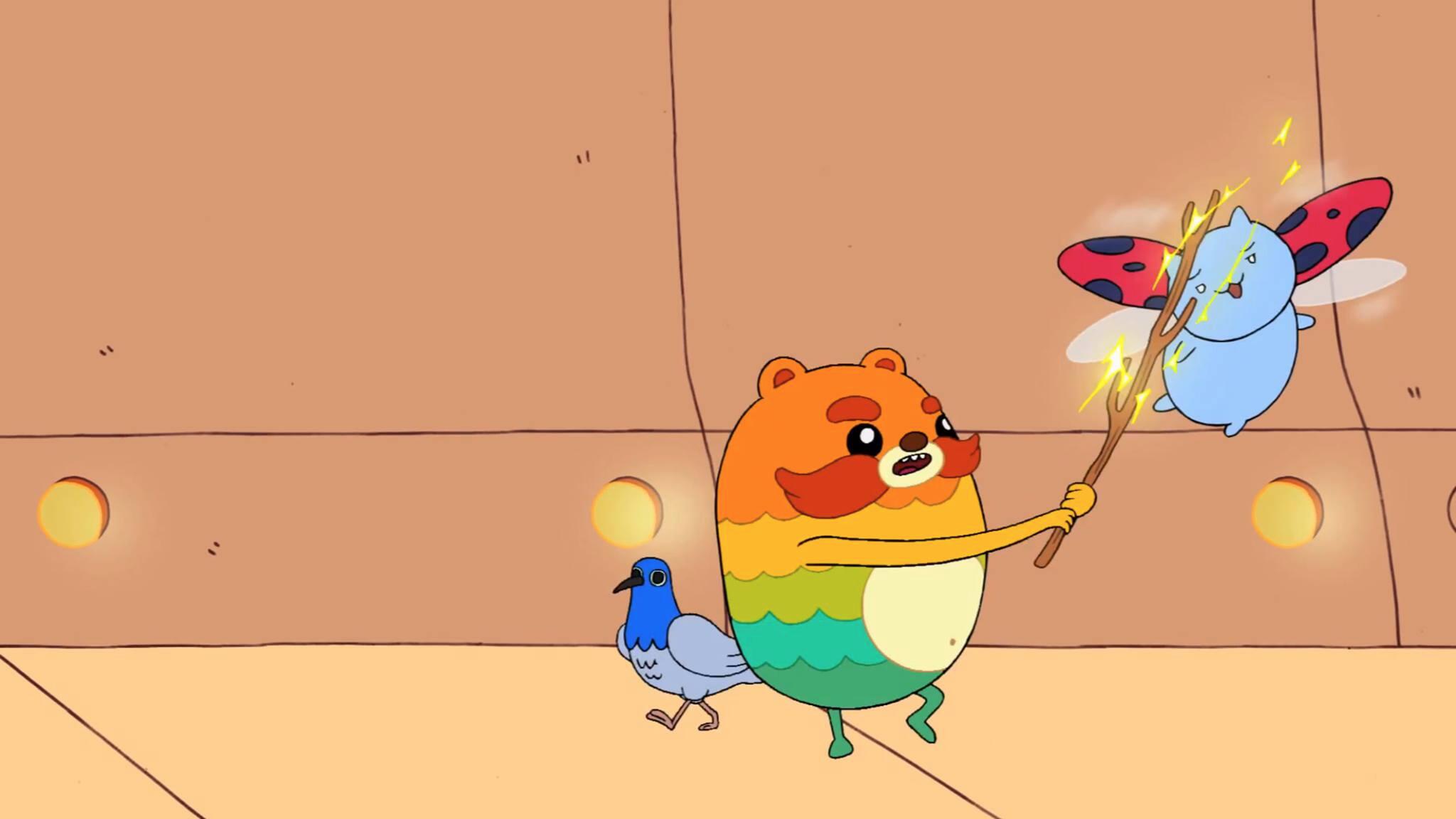 Bravest Warriors Gas Powered Stick Gif