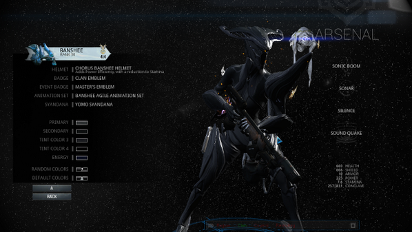 Warframe Colour Scheme Index «----« - Fan Zone - Warframe Forums