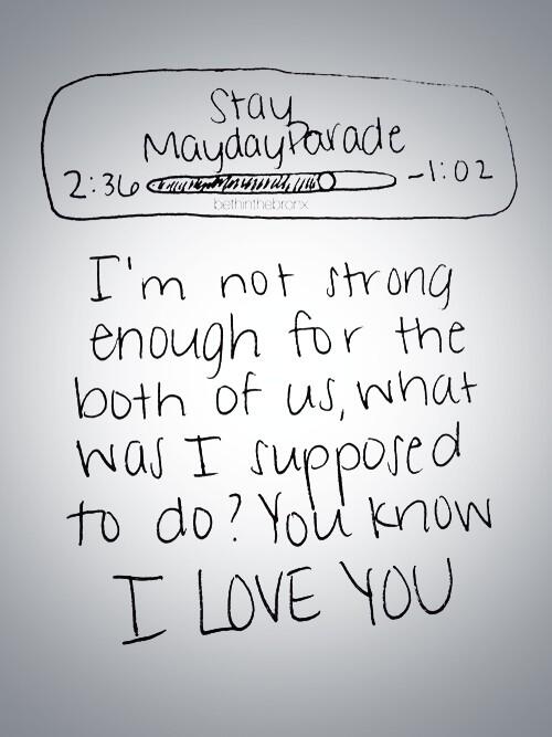 Mayday Parade Quotes From Songs