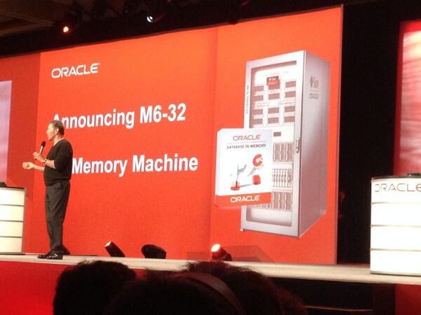 M6 Announce @ OOW2013 - Togetter [トゥギャッター]
