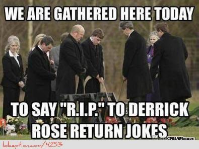 Derrick Rose Meme Return