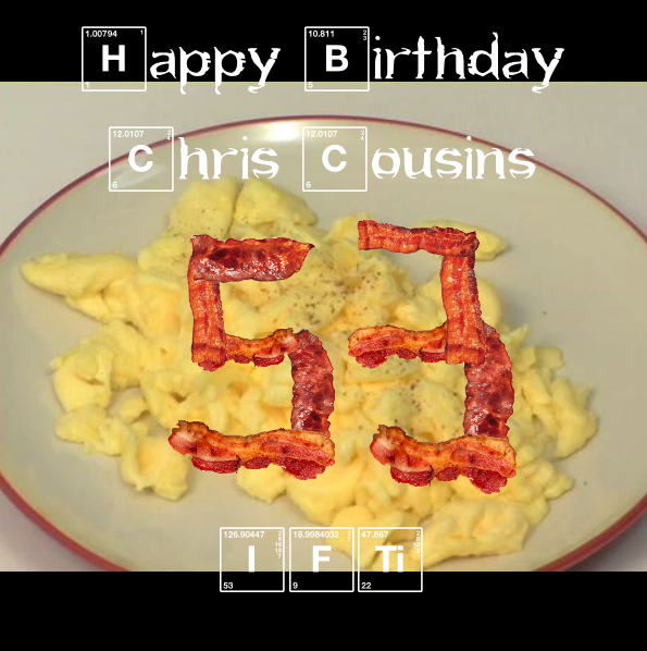 Breaking Bad Birthday Cake Bacon