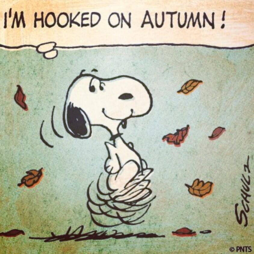 Happy Fall Snoopy Images