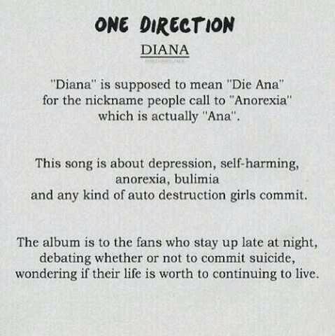 Diana One Direction Lyrics