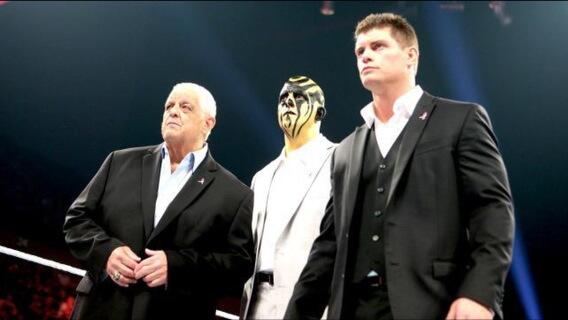 The "American Dream" Dusty Rhodes with his sons Goldust & Cody Rhodes ...