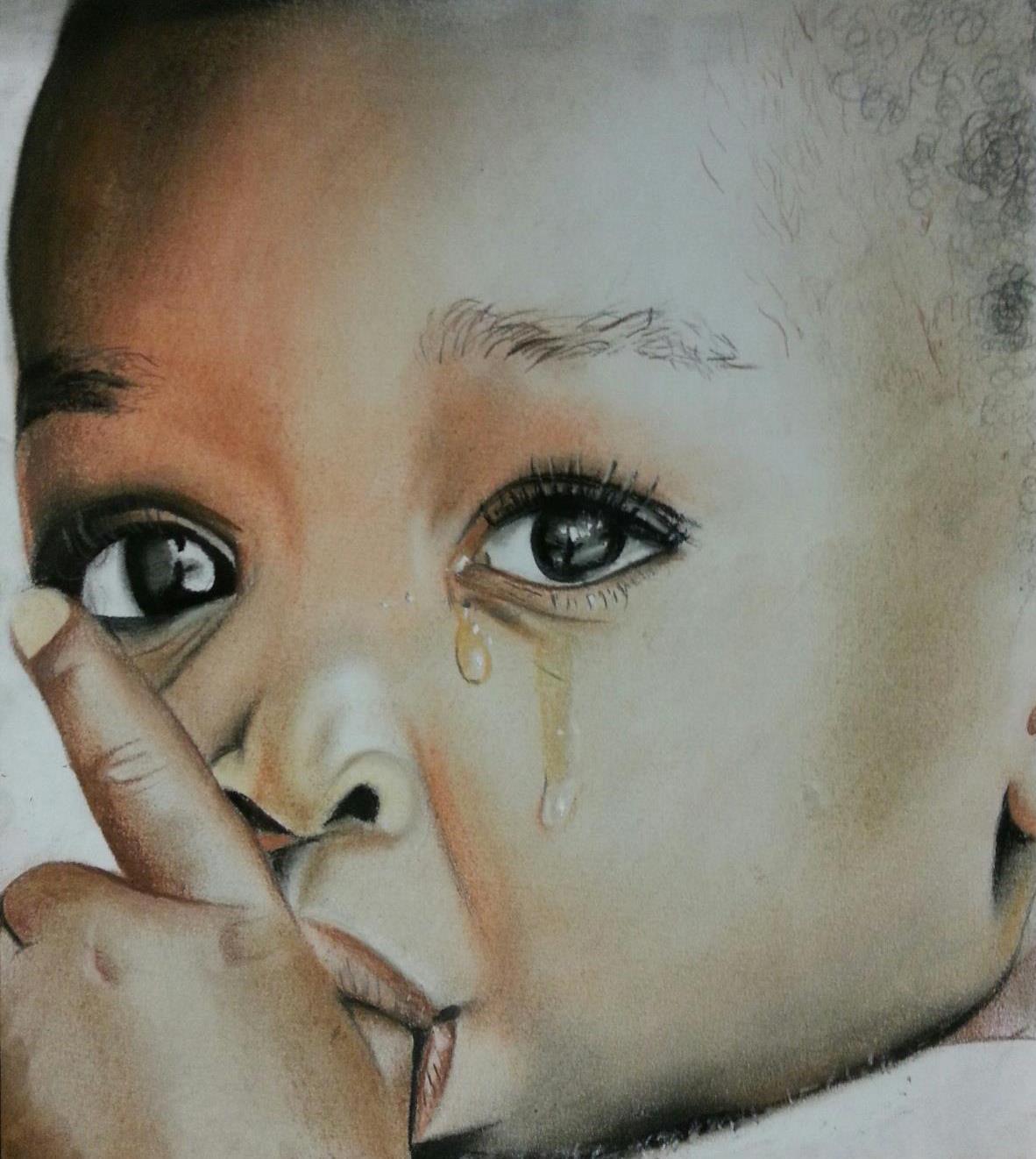 Crying African Child