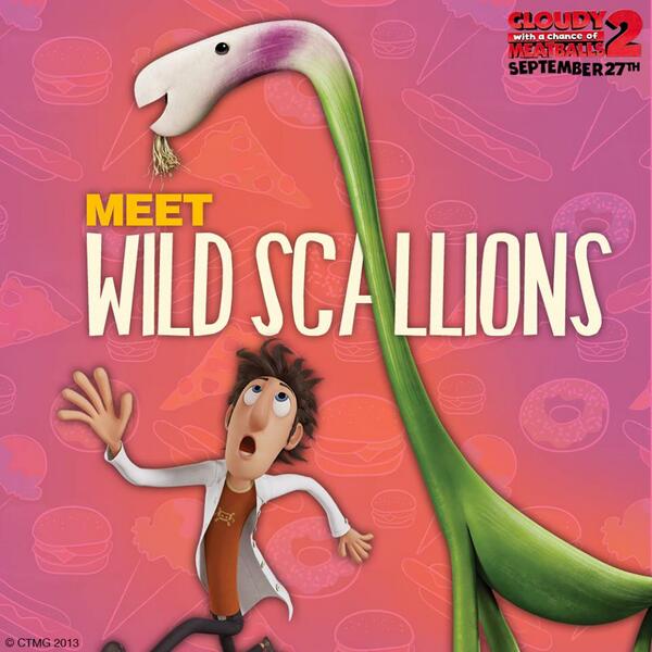 Cloudy With A Chance Of Meatballs 2 Wild Scallion