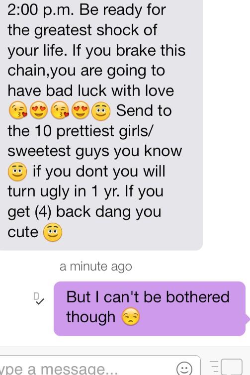 Chain Letters To Send