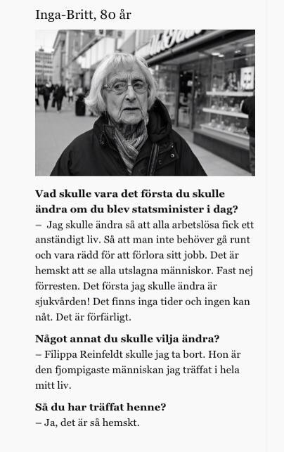 Inga-Britt, 80 år : r/sweden