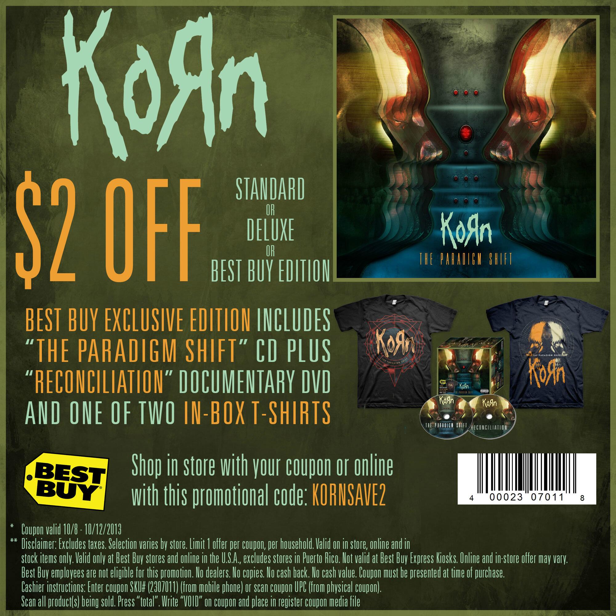 Korn The Paradigm Shift Cover