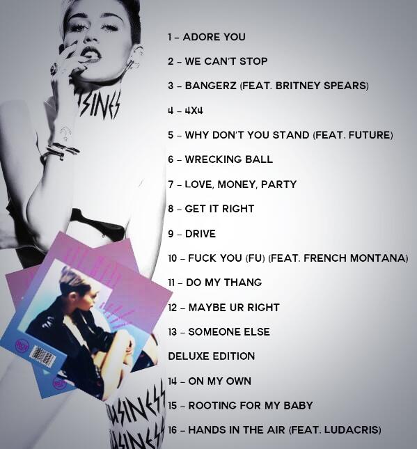 Miley Cyrus Bangerz Cover Deluxe