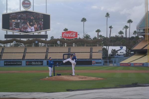 다저스 비밀 훈련중 : MLBPARK