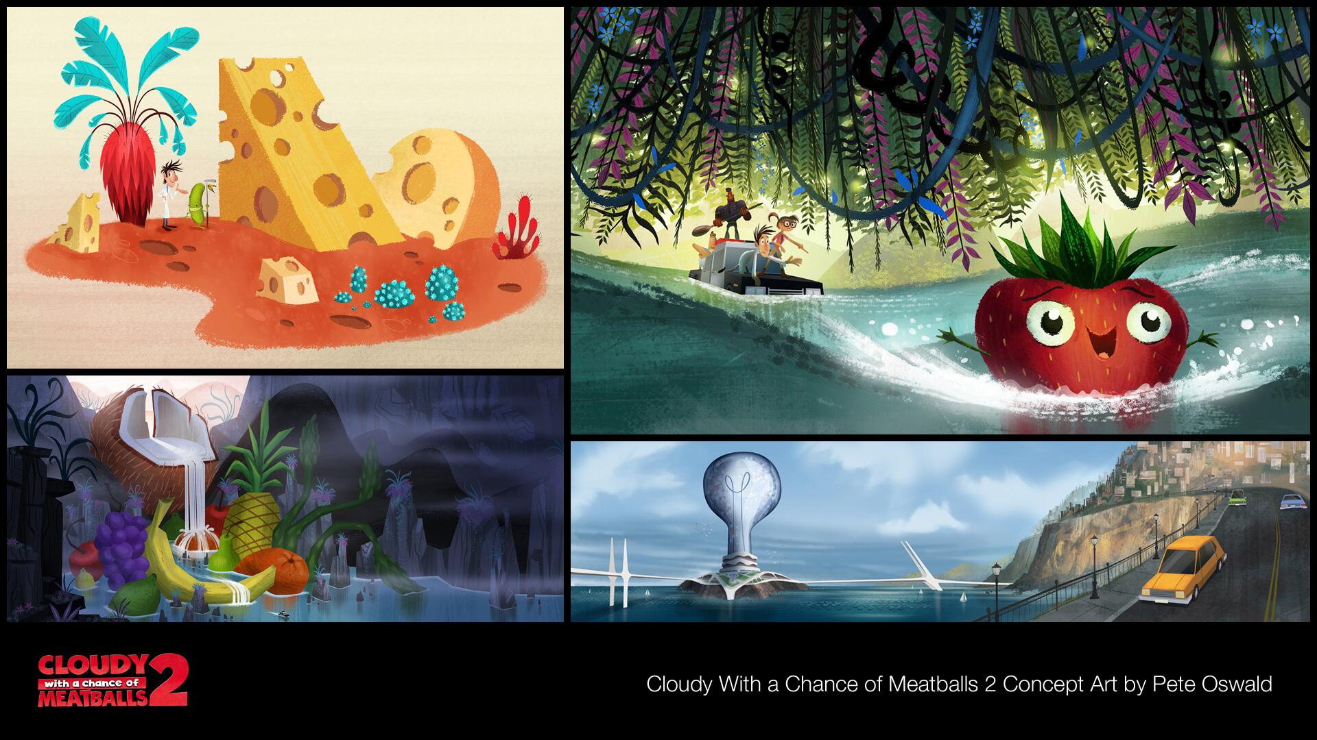 Cloudy With A Chance Of Meatballs 2 Concept Art