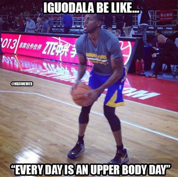Andre Iguodala Leg Day Meme