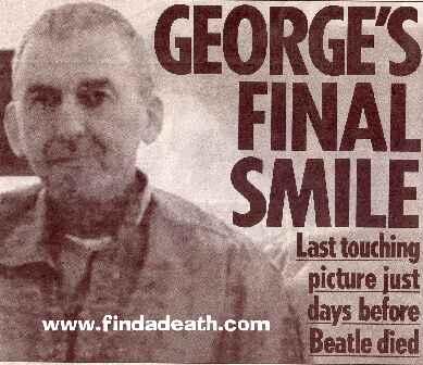 George Harrison Last Photo