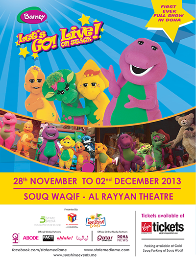 Barney Lets Go Live On Stage