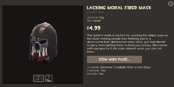 You can now buy Dishonored items in TF2! : r/dishonored