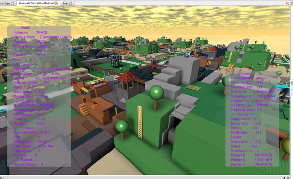 384,000 part version of Crossroads. Surprisingly playable. : r/roblox