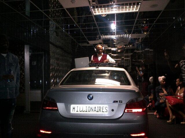Kenny Kunene With His Cars