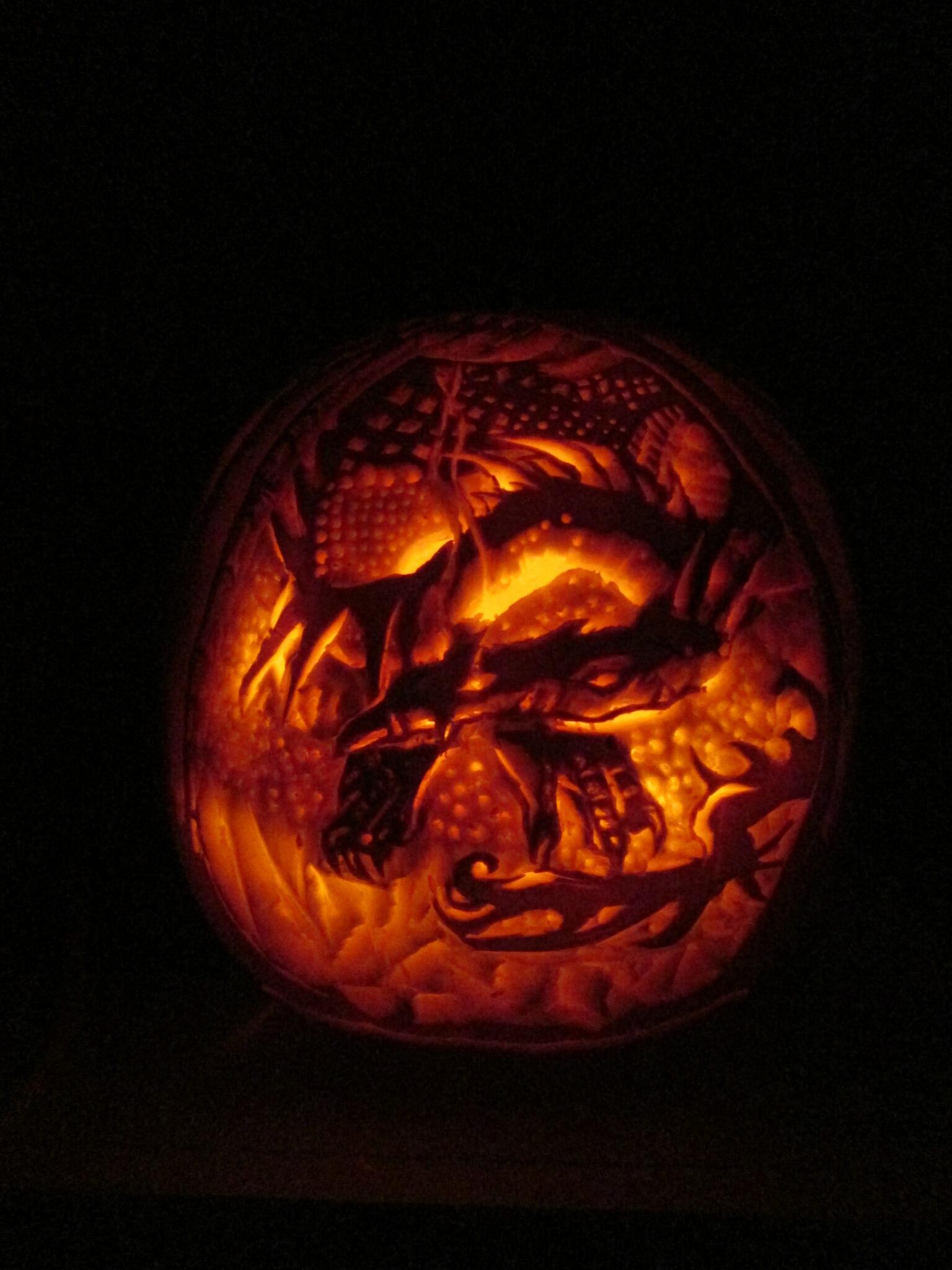 The Hobbit Pumpkin Carving