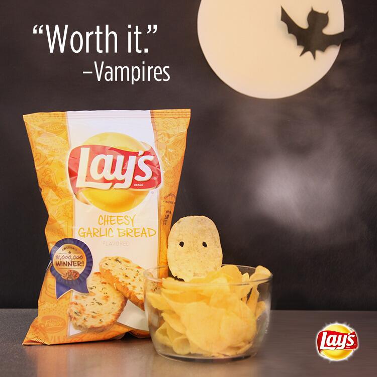 Lays Cheesy Garlic Bread