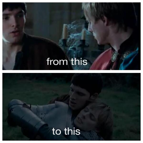 Merlin And Arthur Bromance