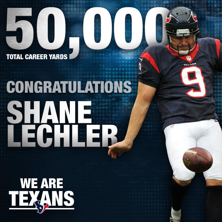 Shane Lechler Texans
