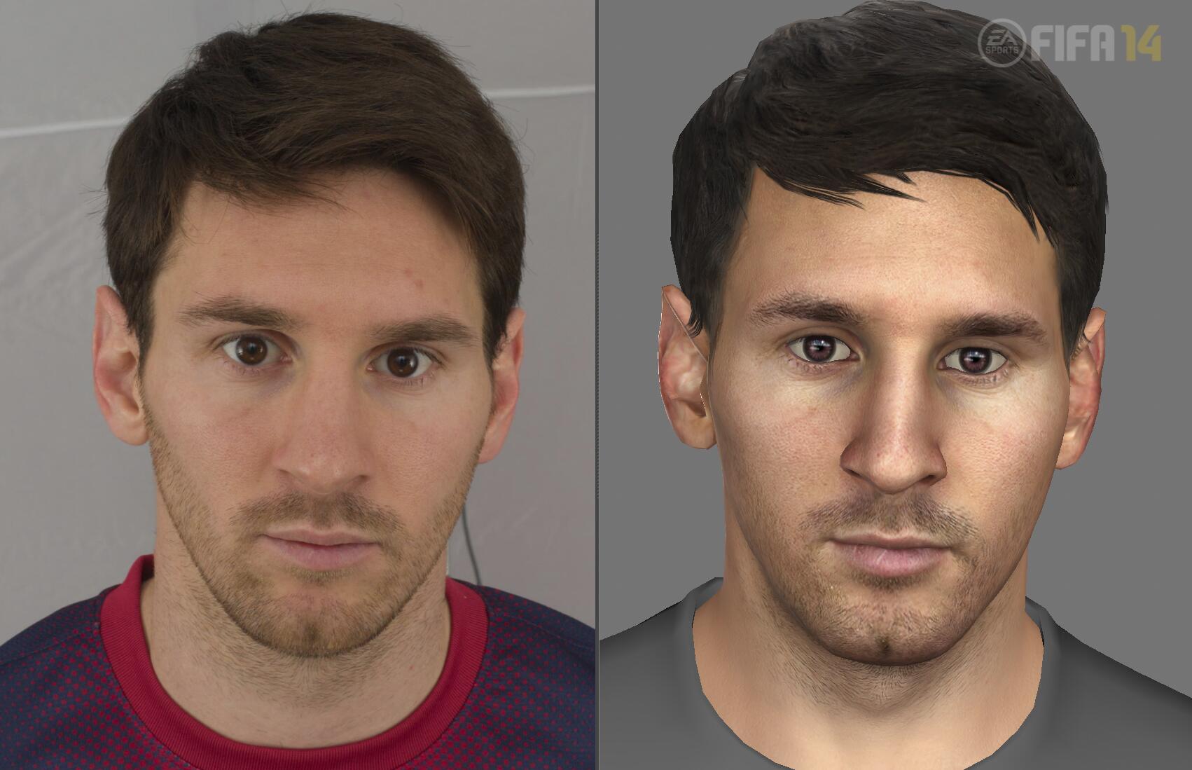 Fifa 14 Messi Face