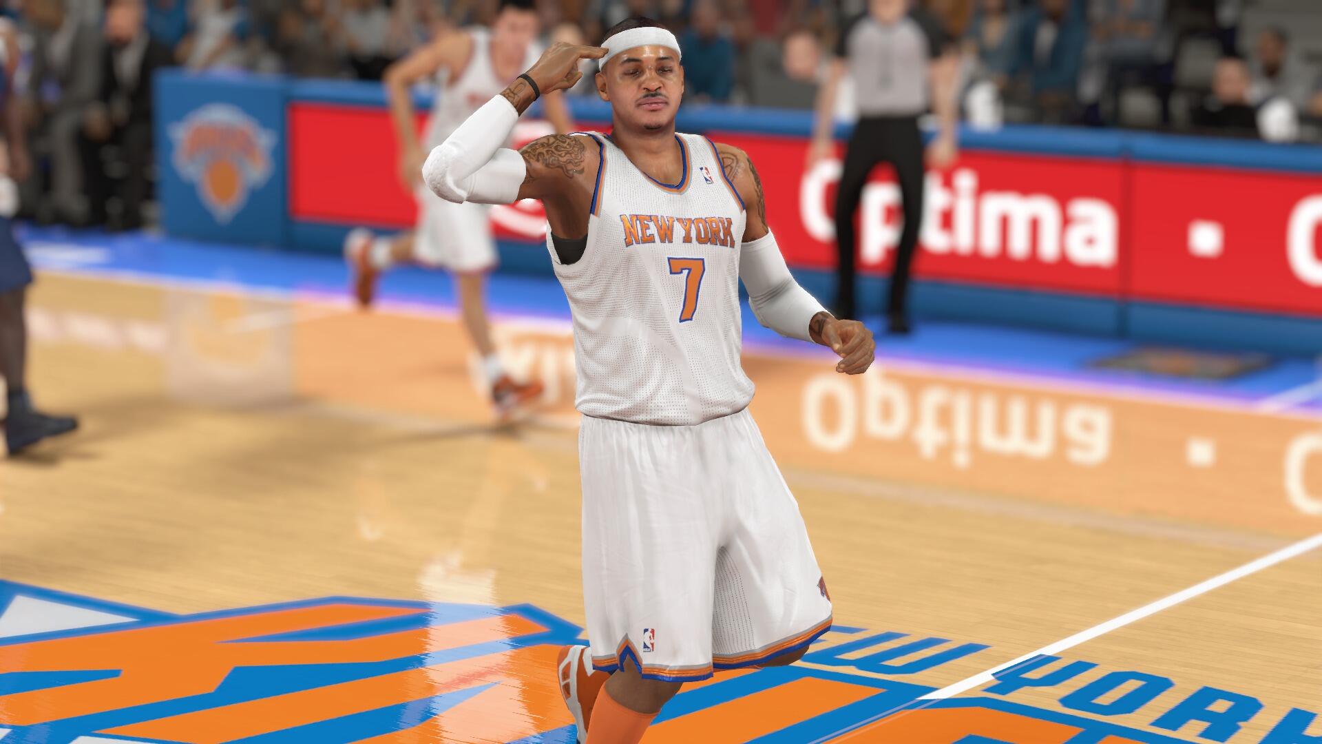 Carmelo Anthony 3 To The Head Wallpaper