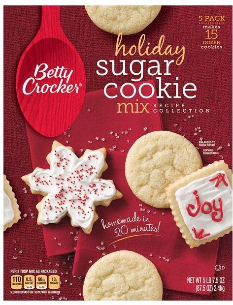 Betty Crocker Holiday Sugar Cookie Mix
