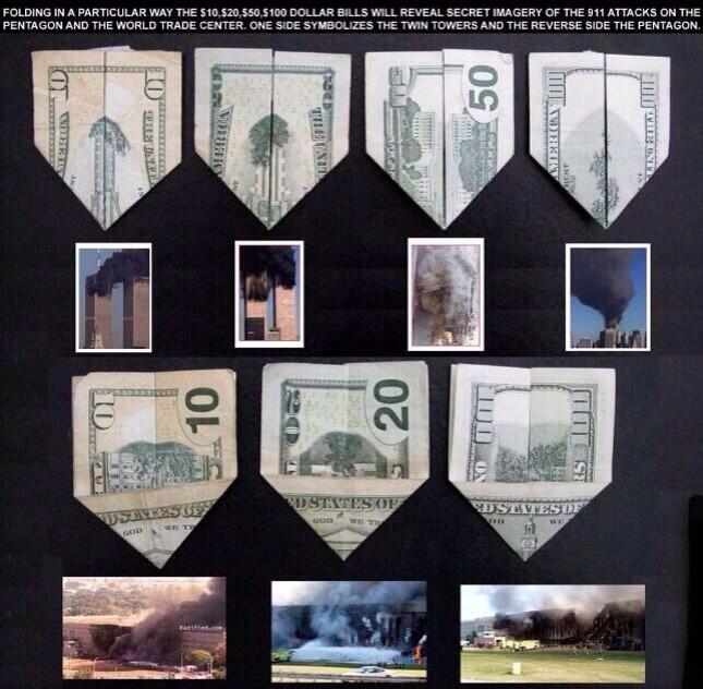 1 Dollar Bill Secrets Twin Towers