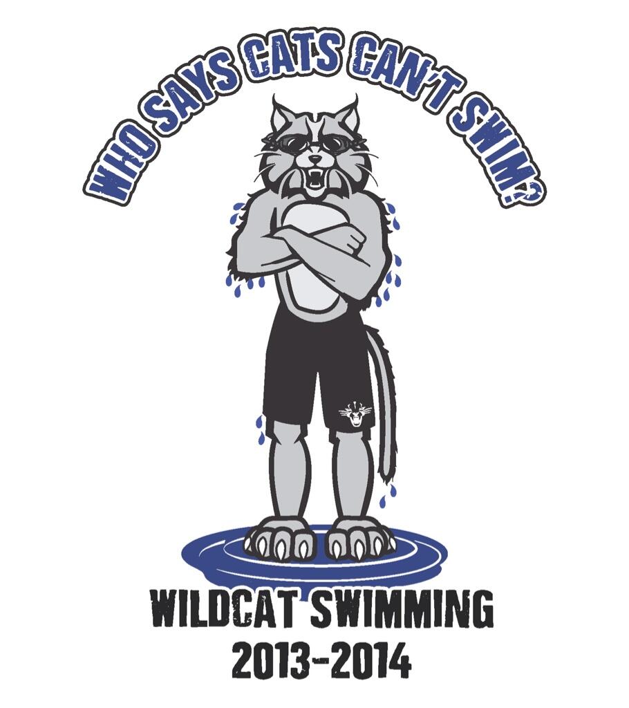 Wildcat Swimming Logo Men's Swimming Welcomes New Freshman Class