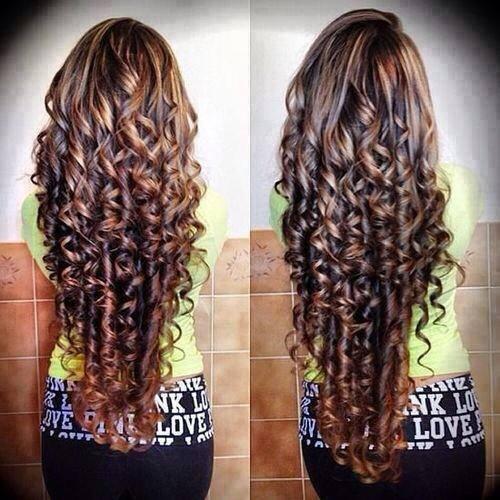 asistente filtrar colgar imagenes de rulos en pelo largo Surtido ...