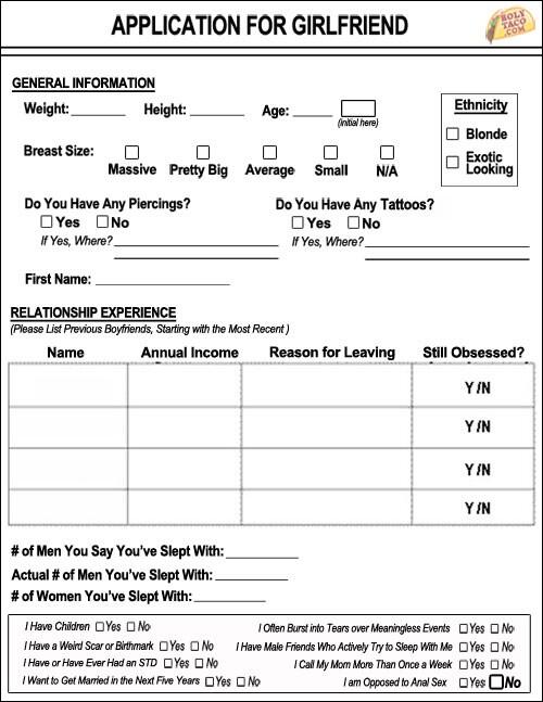 Girlfriend Application