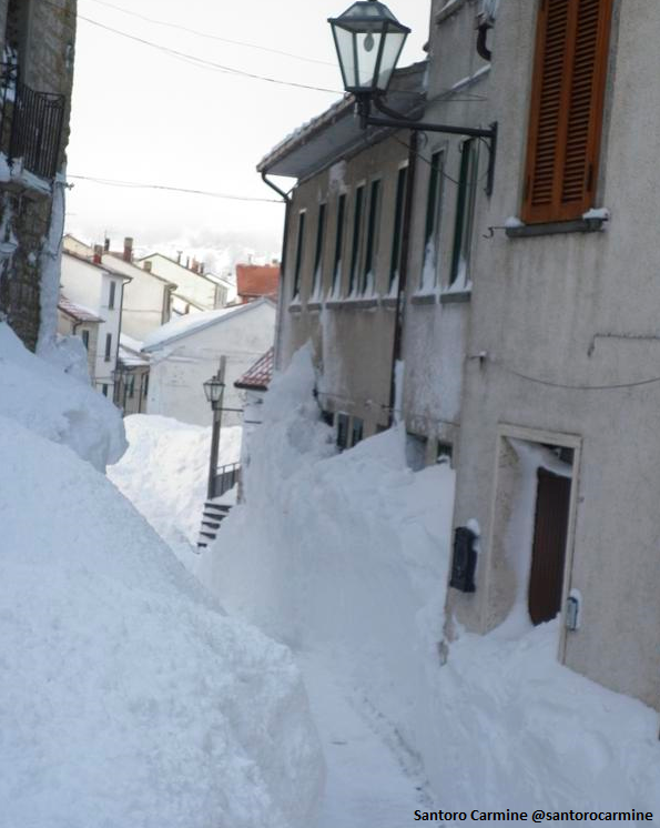 Unbelievably Capracotta had more snow than Boston (US) had in all of ...
