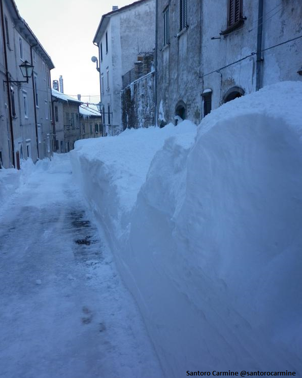Unbelievably Capracotta had more snow than Boston (US) had in all of ...