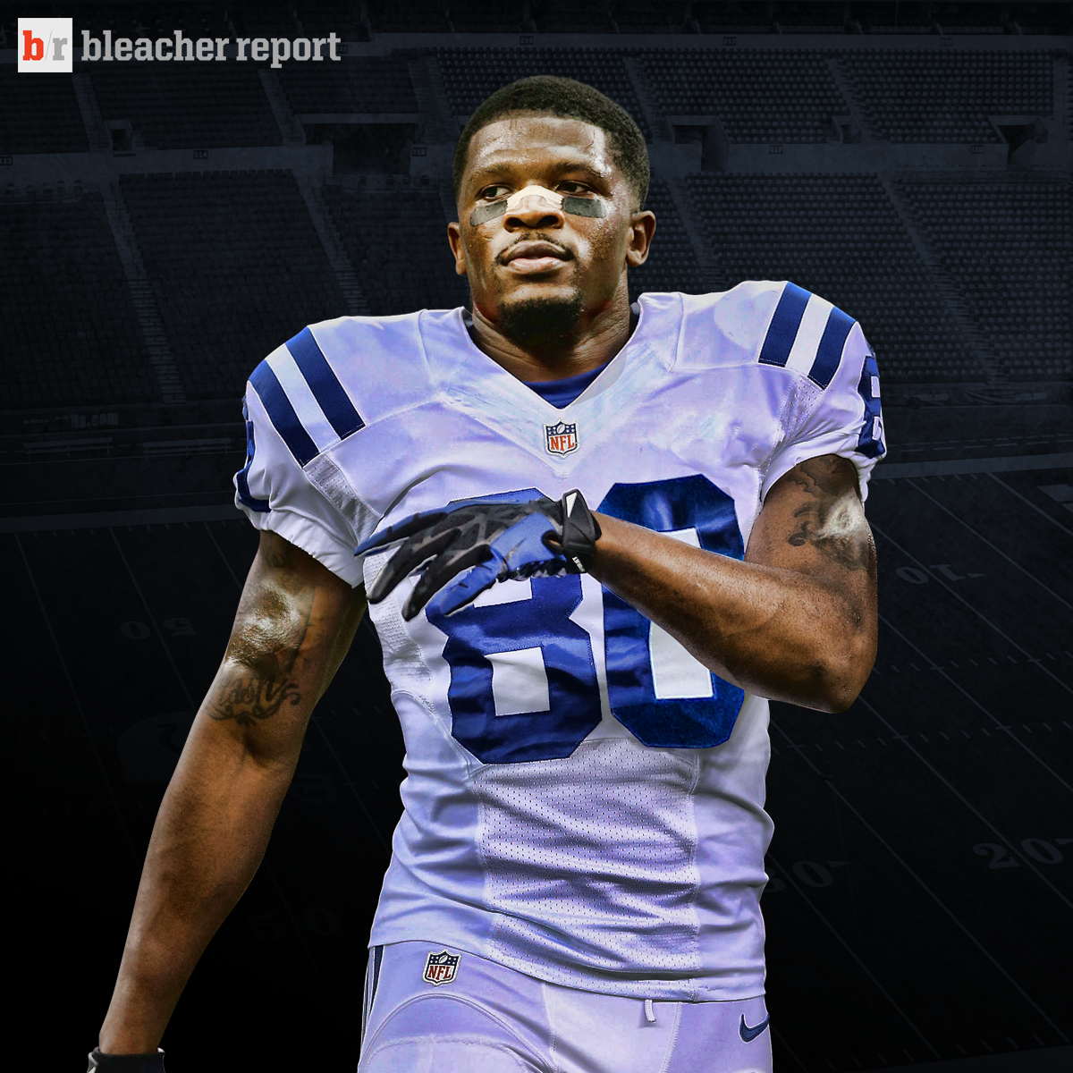 Andre Johnson officially joins the Colts! First look at Johnson in a ...