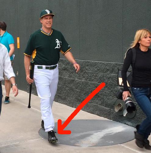 First picture of Will Ferrell in an Athletics uniform : r/baseball