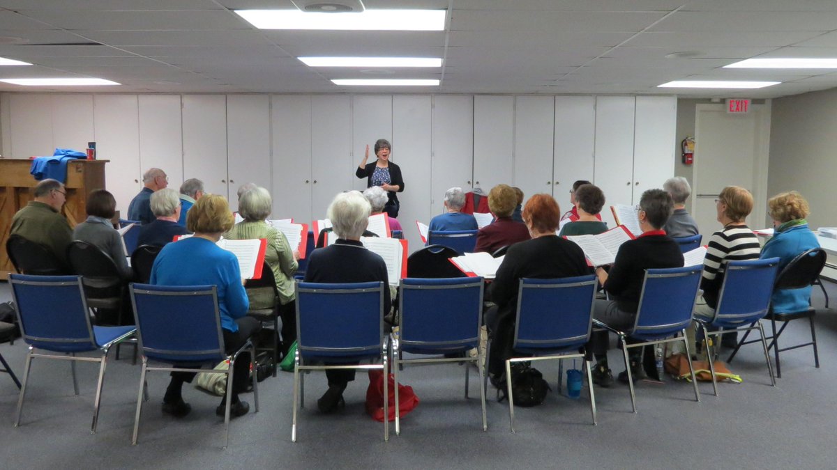 Calgary Music Makers Seniors Choir rehearse at Fairview Baptist Church ...