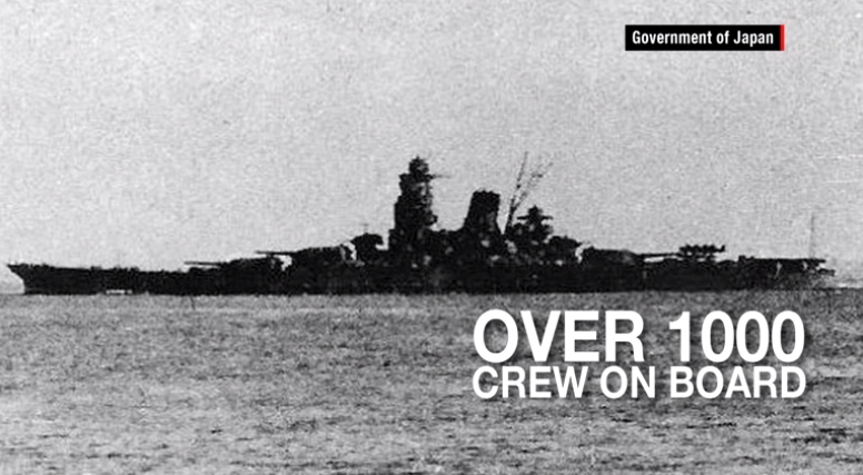 Watch the underwater tour of the Musashi wreck 9p ET on . MusashiLive ...
