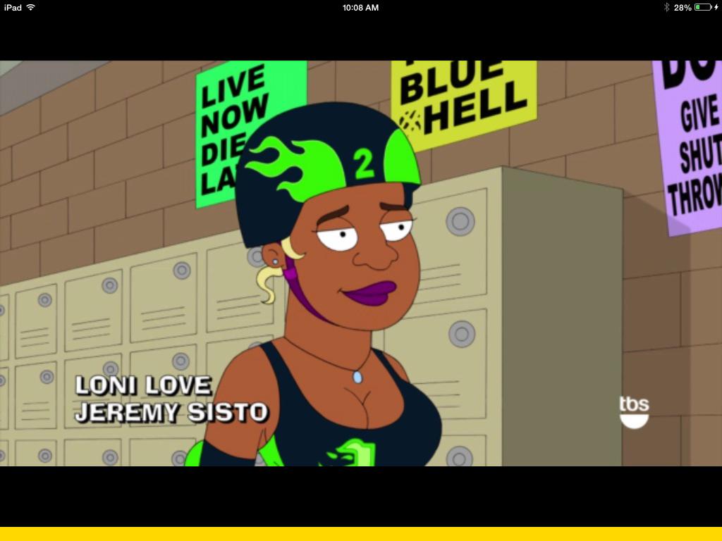 Loni Love on Twitter: "American Dad ... Episode LGBSteve ... #iris http://t.co/KrdgEX51H9"