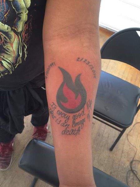 In Flames Band Tattoo
