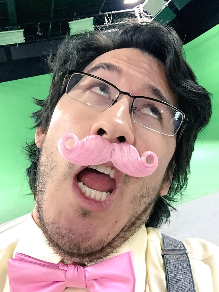 Pink Mustache Markiplier