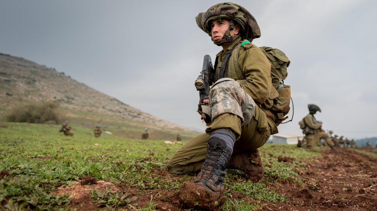 Here are the soldiers of the golani brigade in their intense & dynamic ...