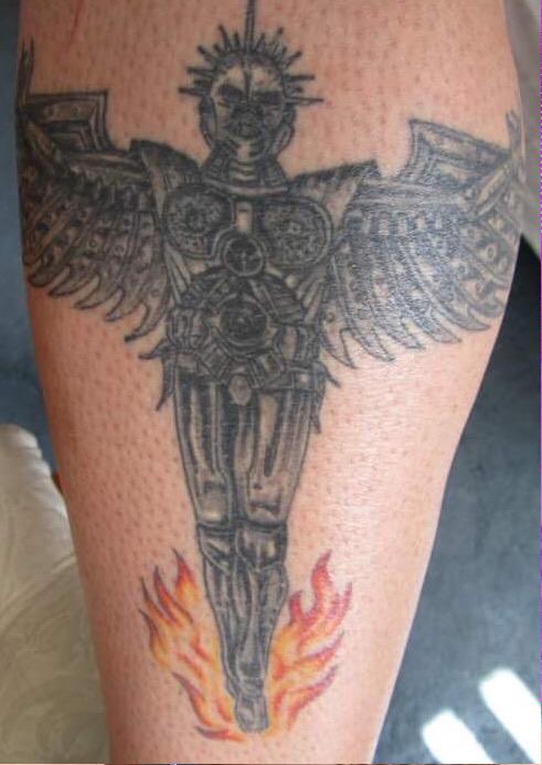 Judas Priest Cross Tattoo