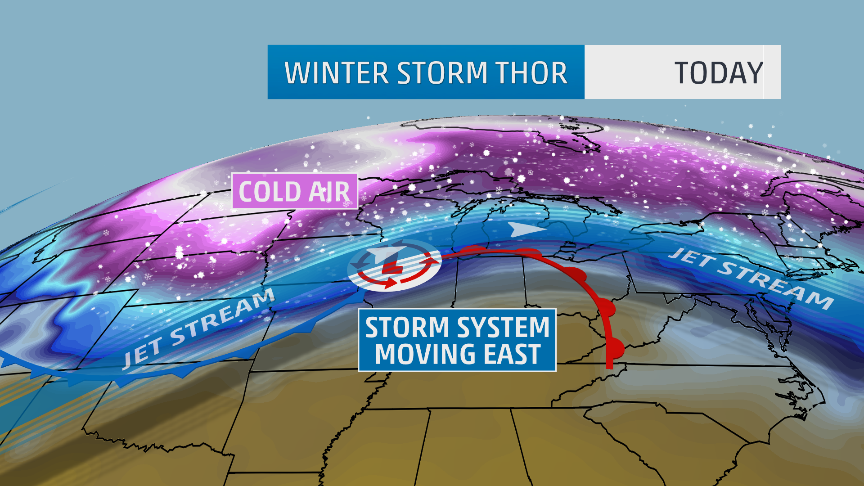Winter Storm Thor: Snow, Sleet, Ice Mess In South, Midwest, Northeast ...