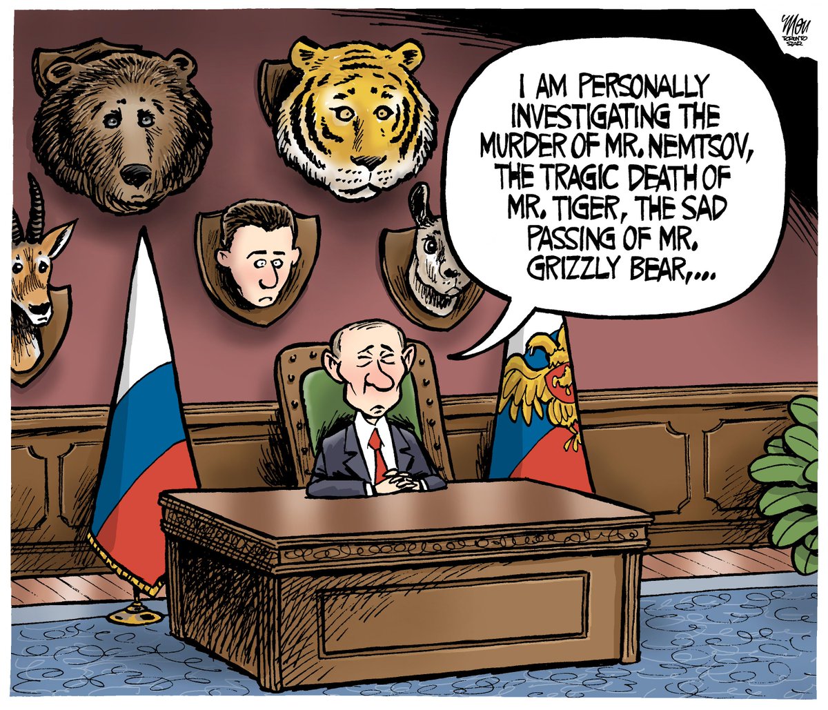 "putin investigates" wednesday's @torontostar cartoon #putin # ...