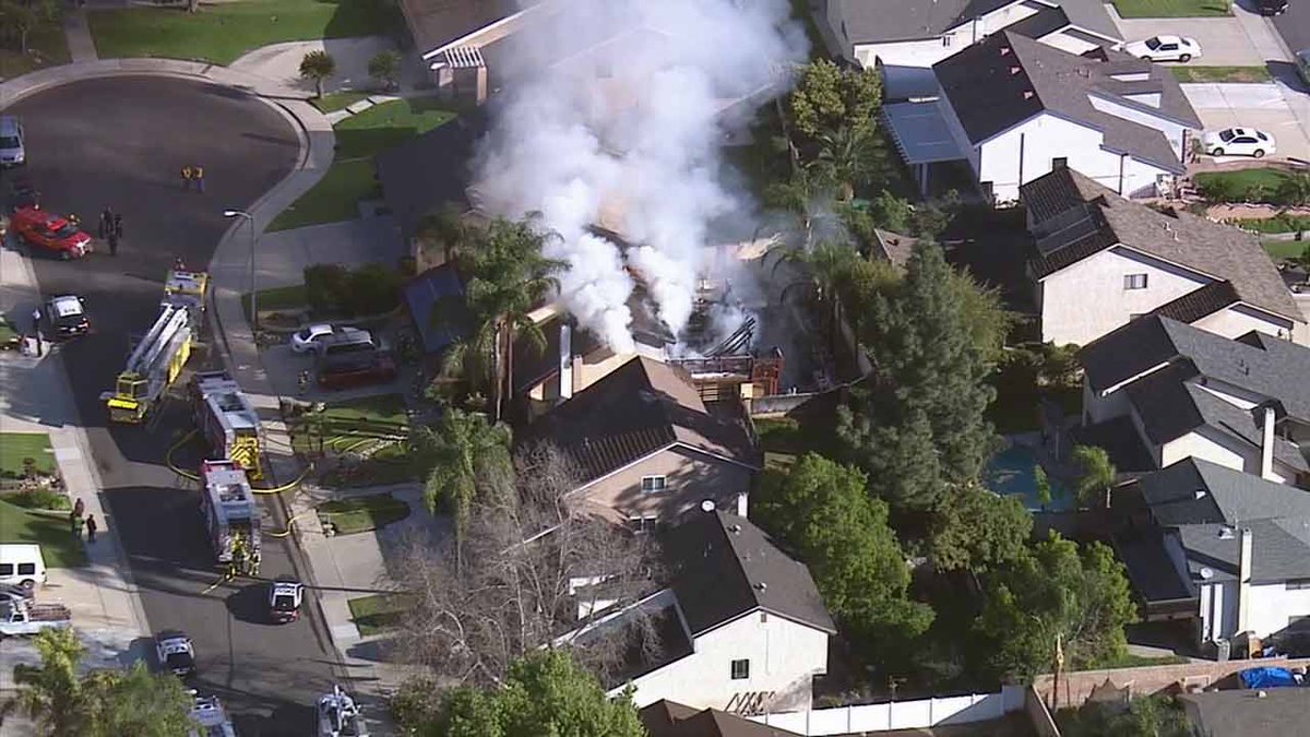 CHINO UPDATE: House fire knocked down, female in 20s sustained burn ...